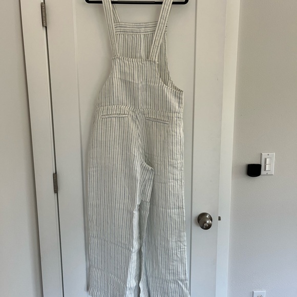 Lou & Grey | Pants & Jumpsuits | Lou Grey Skyline Linen Overalls | Poshmark